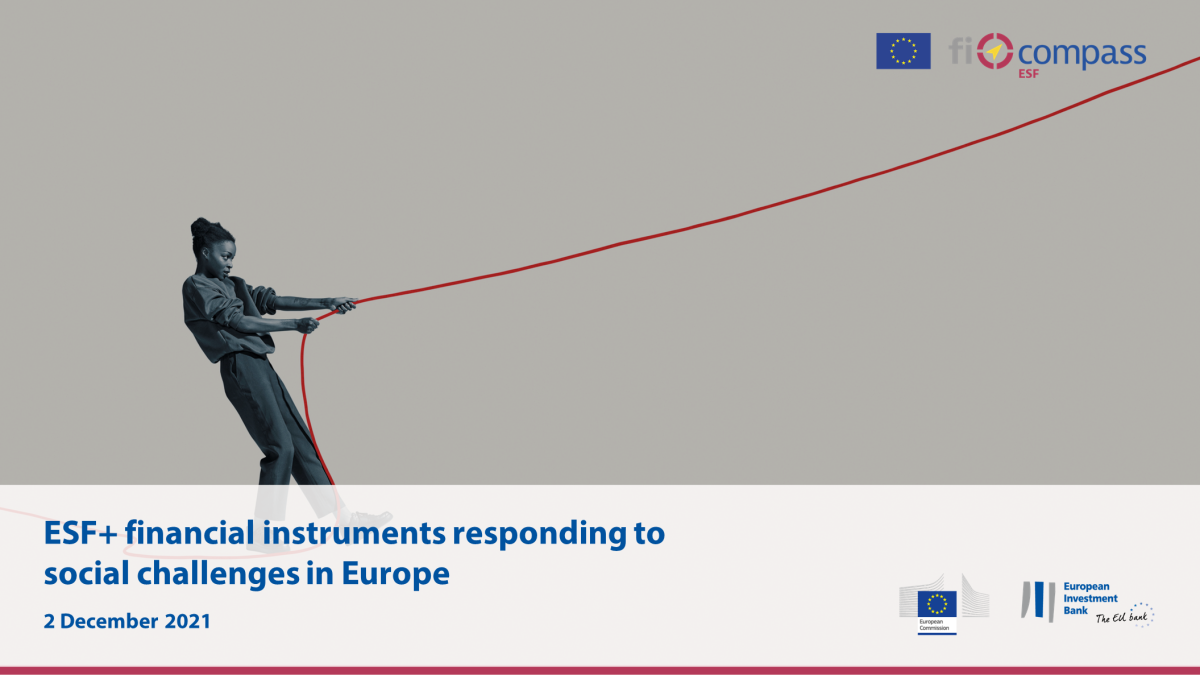 ESF+ financial instruments responding to social challenges in Europe ...