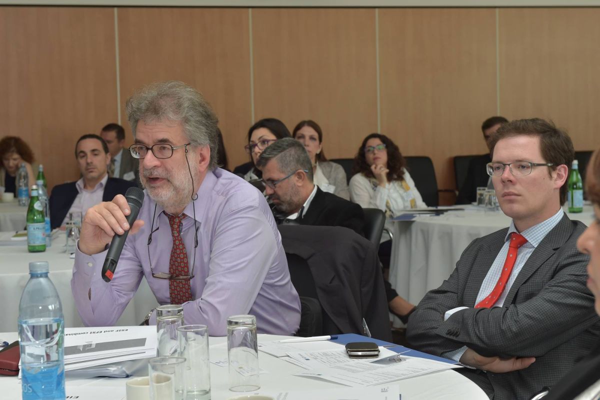 Georges Kolivas, Pieter Coppens at Financial Instruments delivering ESI Funds