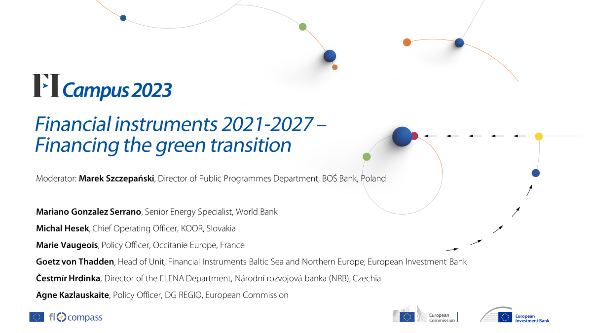Financial instruments 2021-2027 – Financing the green transition ...