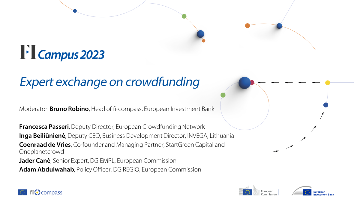 Expert exchange on crowdfunding – Presentation